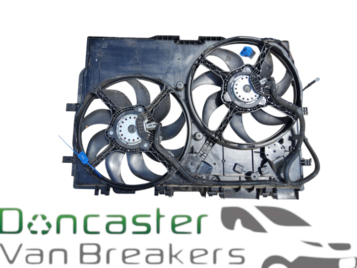 VAUXHALL MOVANO / BOXER / RELAY 2024 2.2 DW12 RADIATOR TWIN COOLING FAN ...