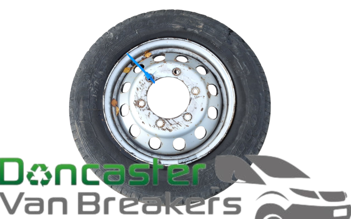 FORD TRANSIT LUTON 2018 DUAL WHEEL STEEL WHEEL AND TYRE 195/75R/16C 7MM ...