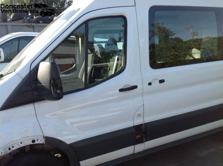 FORD TRANSIT MK8 T350 2019 FRONT DOOR COMPLETE N/S PASSENGER SIDE WHITE ...