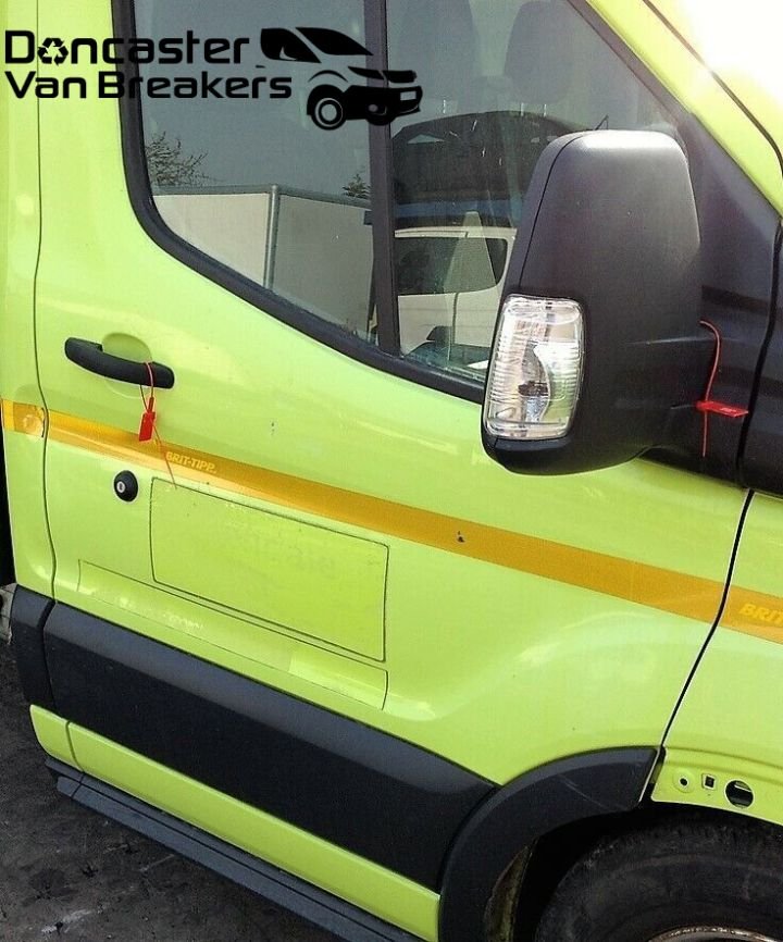 FORD TRANSIT MK8 2016 FRONT DOOR O/S DRIVERS SIDE COMPLETE LEMON ...